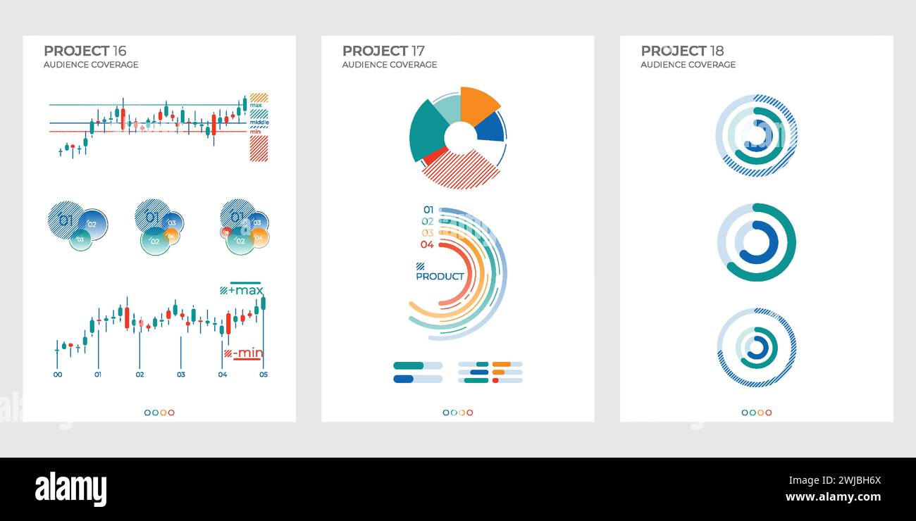 Abstract elements business charts. Abstract vector illustration Stock ...