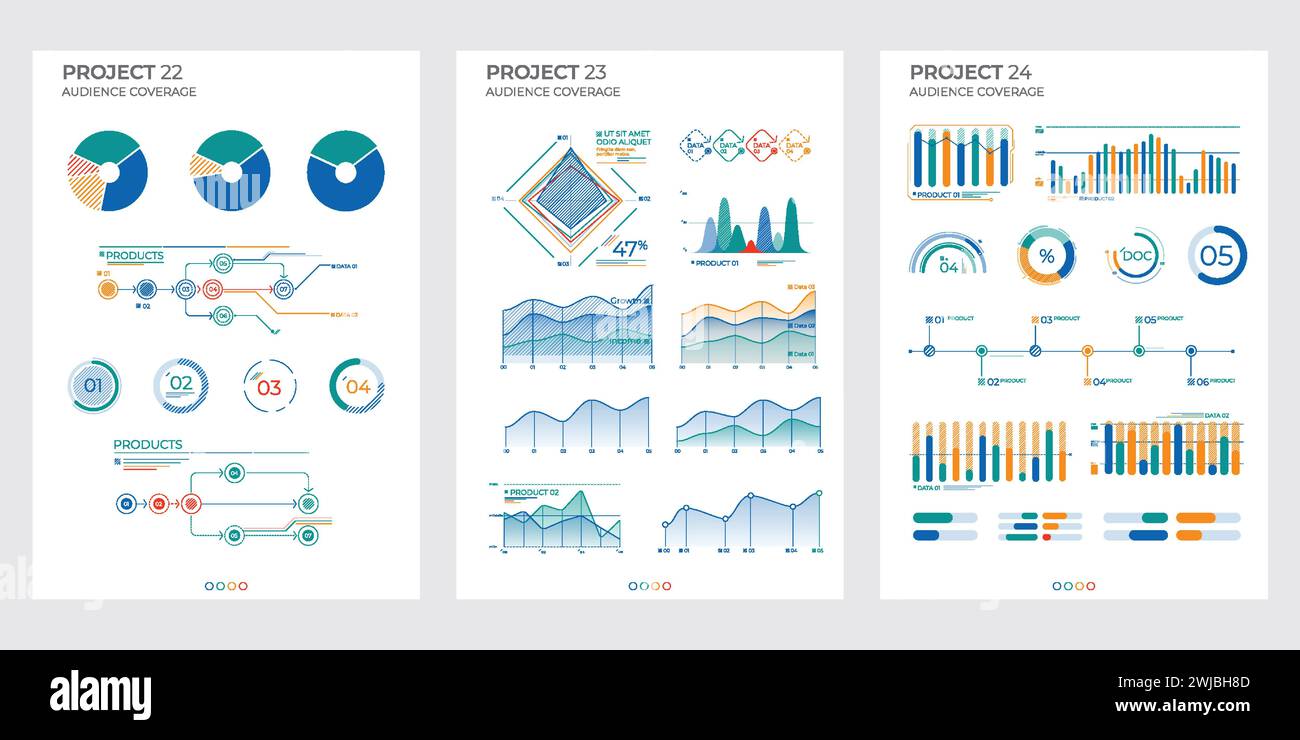 Finance elements commercial charts. Abstract vector illustration Stock ...