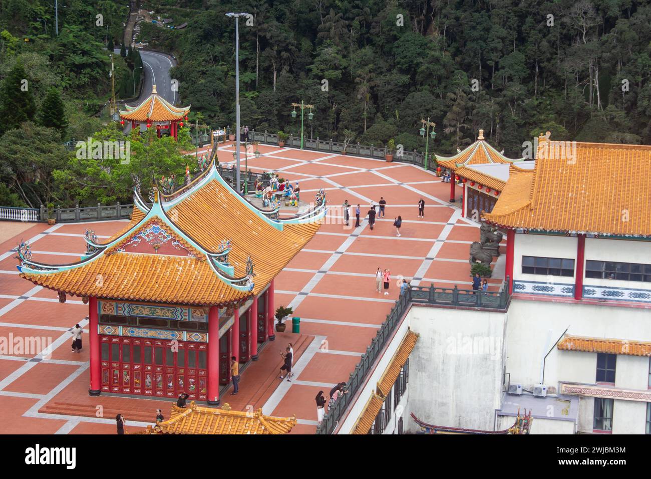 Genting Highlands, Pahang, Malaysia - Nov 01, 2023: Top view of vast ...