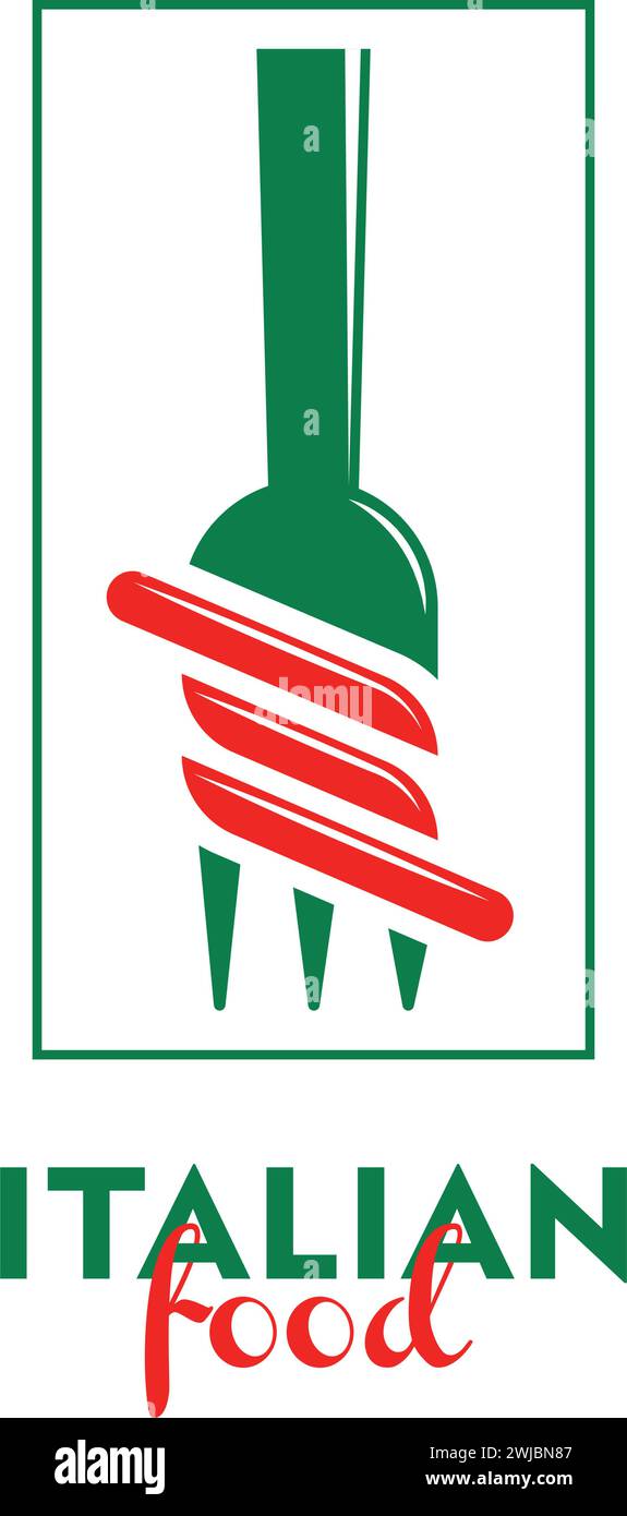 Italian food Local food logo Vector Stock Vector Image & Art - Alamy