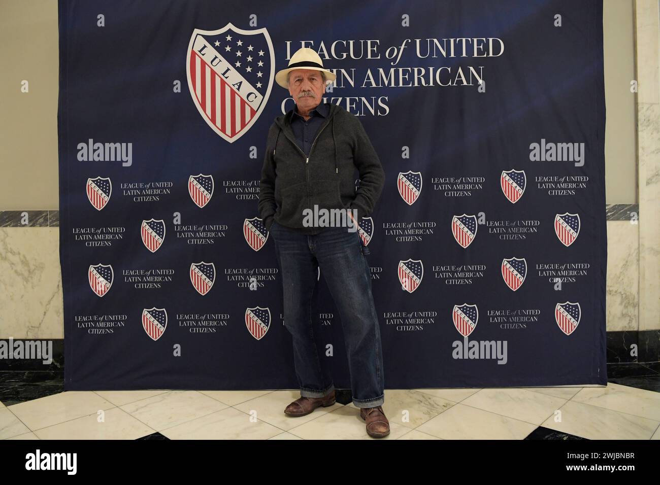 Washington, USA. 14th Feb, 2024. Mexican-American Actor Eduard James ...