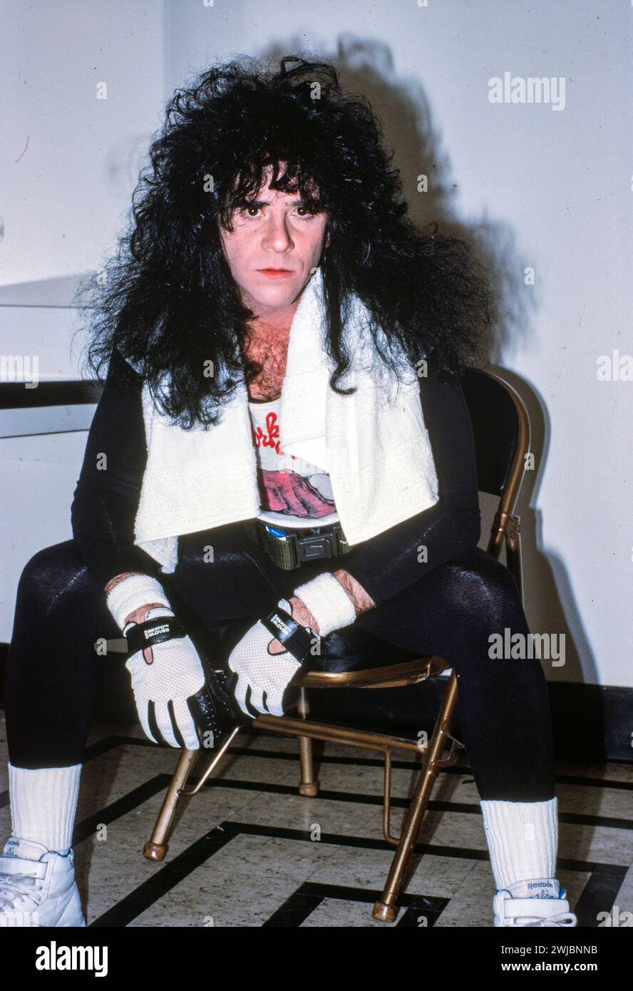 Eric Carr in San Francisco, California 1988 Credit: Ross Pelton ...