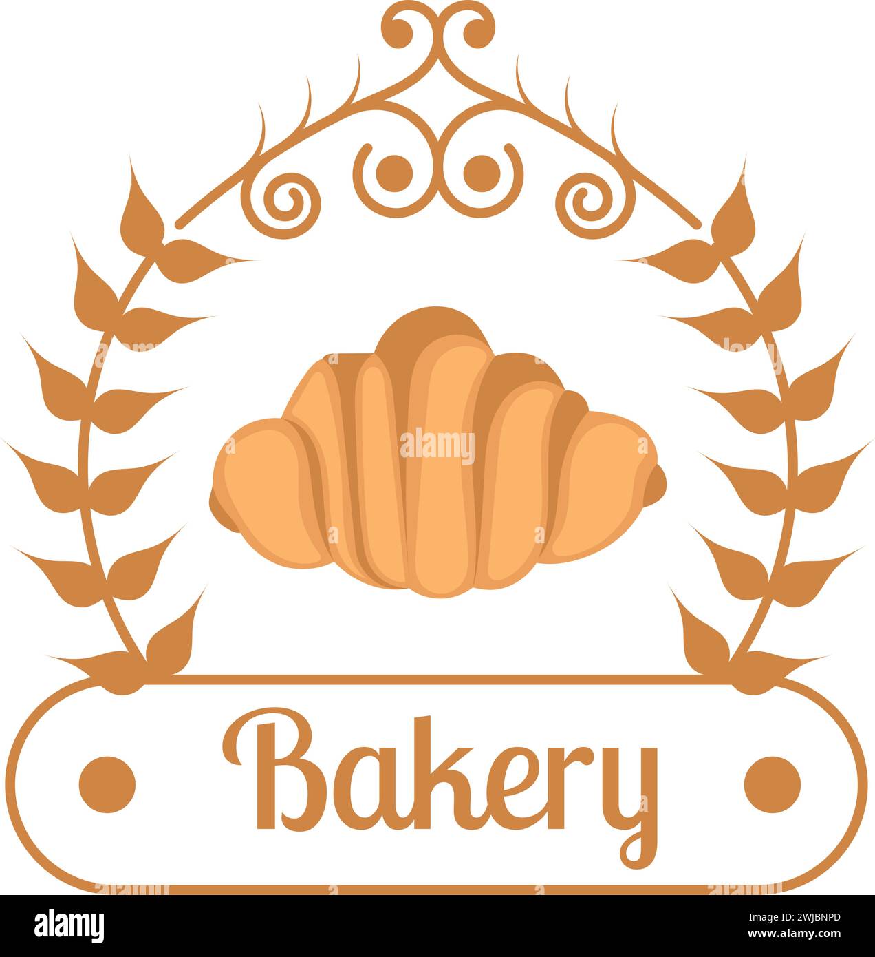 Local food logo Bakery shop Vector Stock Vector Image & Art - Alamy