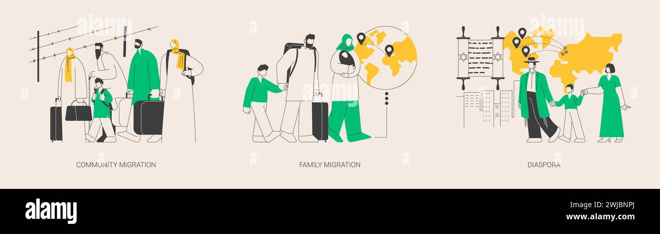 Relocation abstract concept vector illustrations Stock Vector Image ...