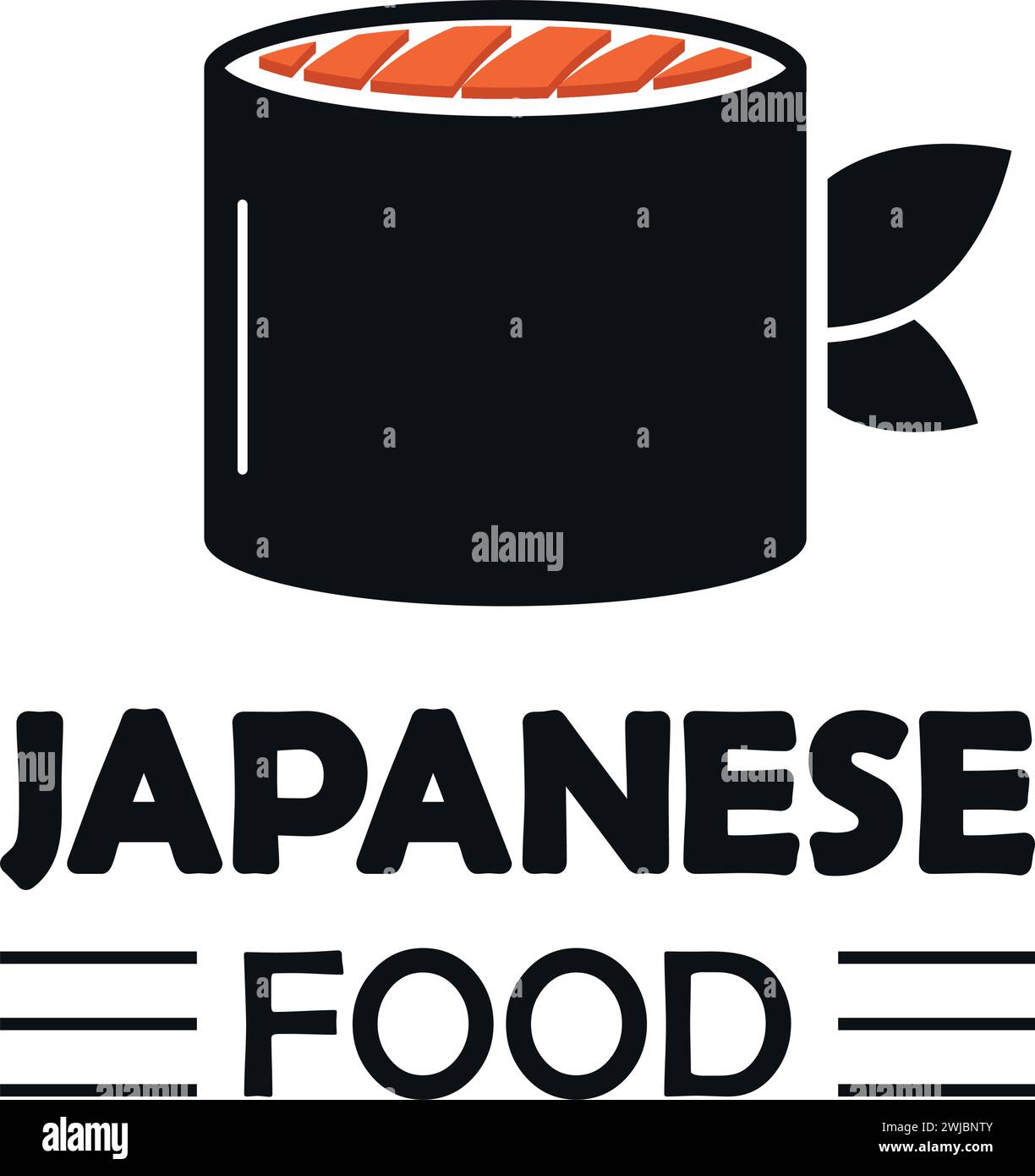 Japanese food Local food logo Vector Stock Vector Image & Art - Alamy