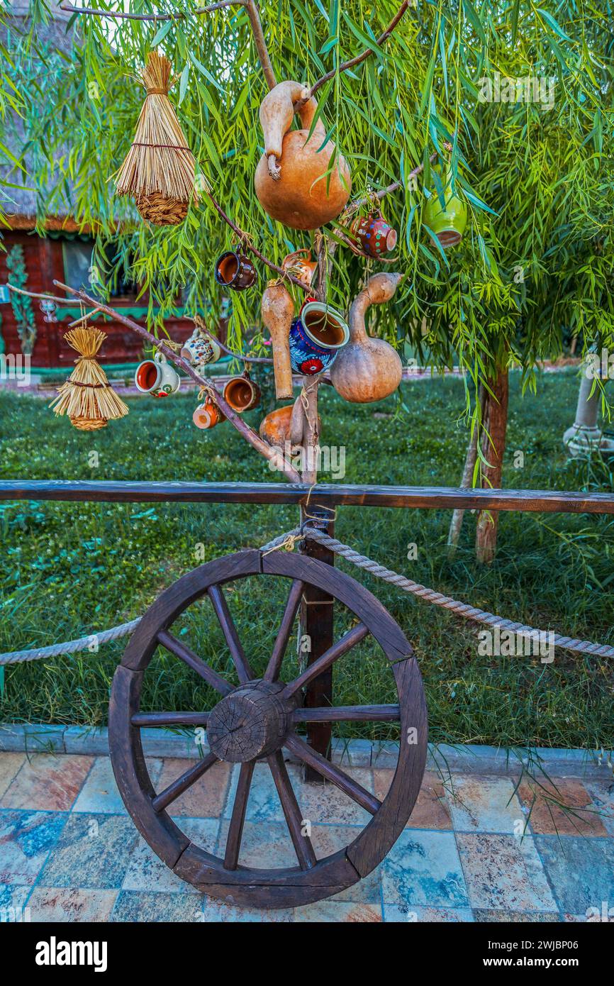 Beautiful decorations typical of the Lipovan ethnic group in Romania ...