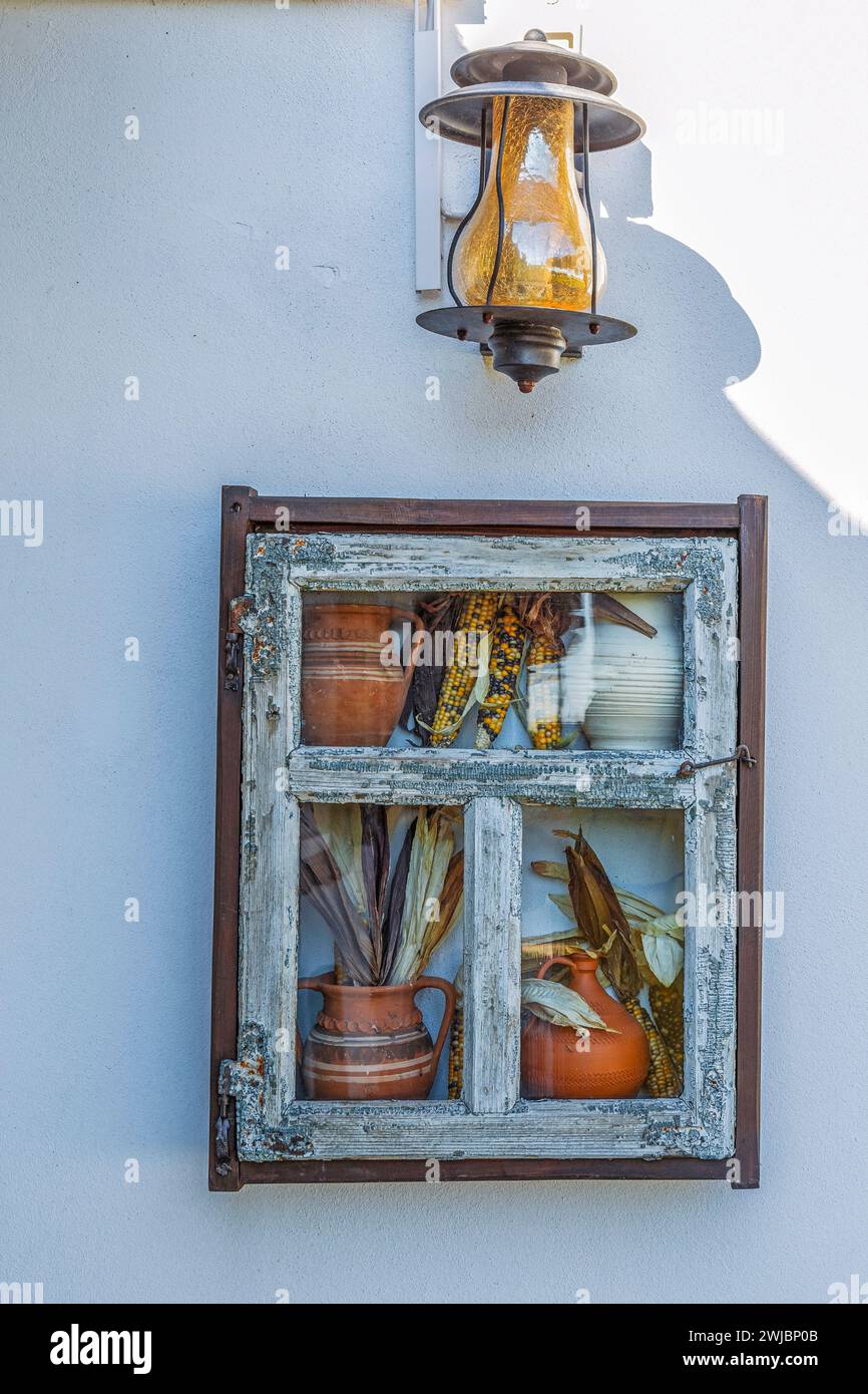Beautiful decorations typical of the Lipovan ethnic group in Romania ...