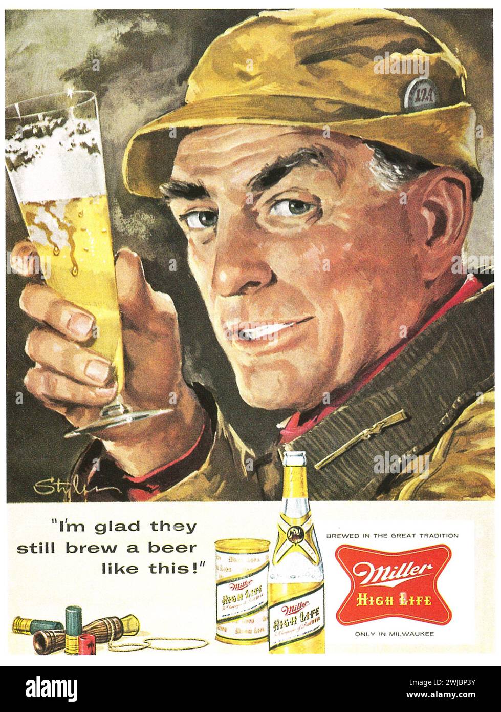 Vintage beer ads Cut Out Stock Images & Pictures - Alamy