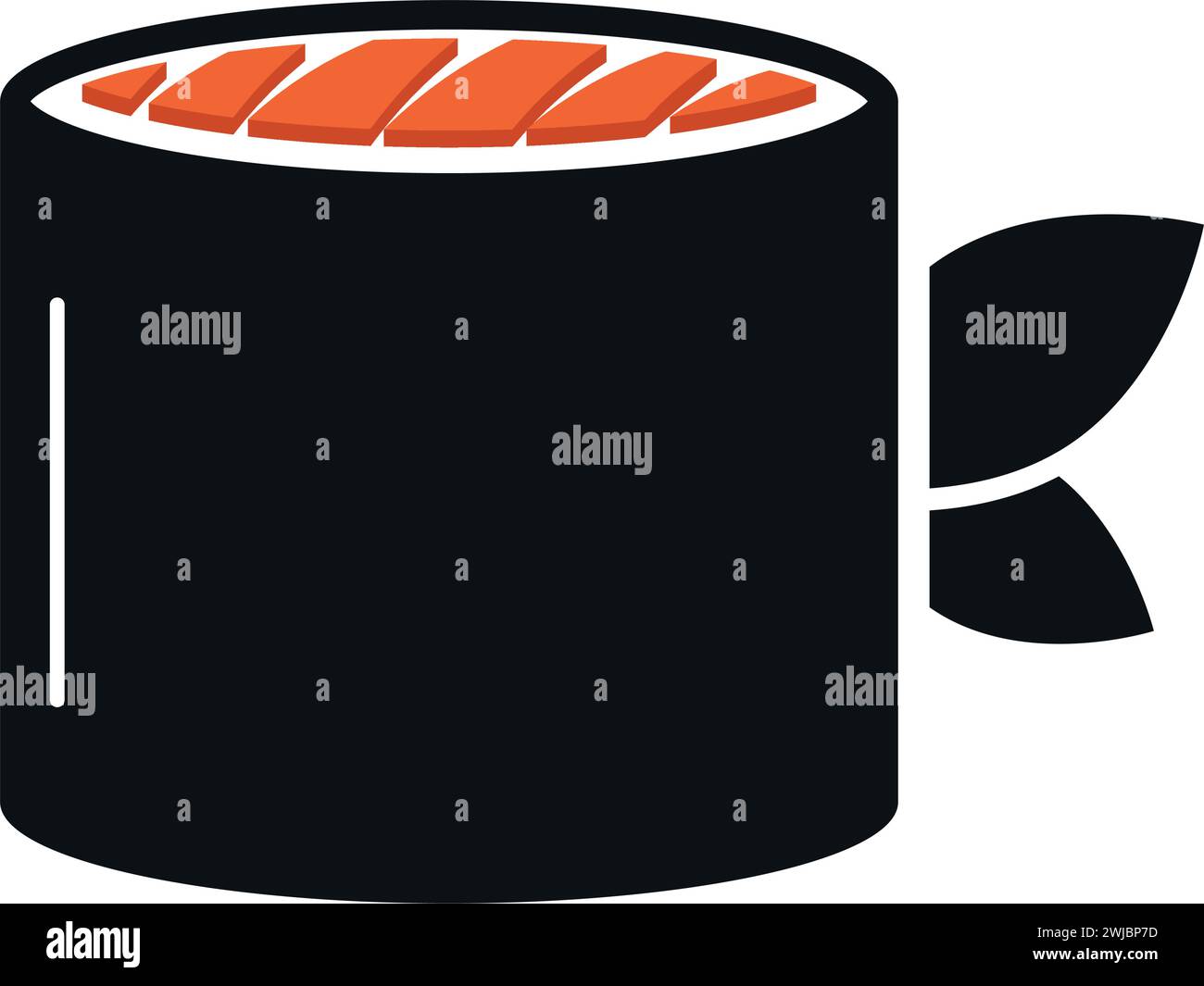 Sushi Icon Traditional japanese food Vector Stock Vector Image & Art ...