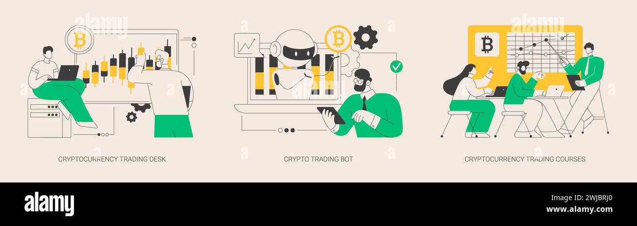 Digital tokens abstract concept vector illustrations Stock Vector Image ...