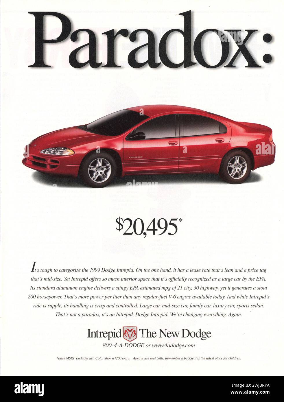 Vintage "Time" magazine 30 September 1999 issue Advert, USA Stock Photo ...