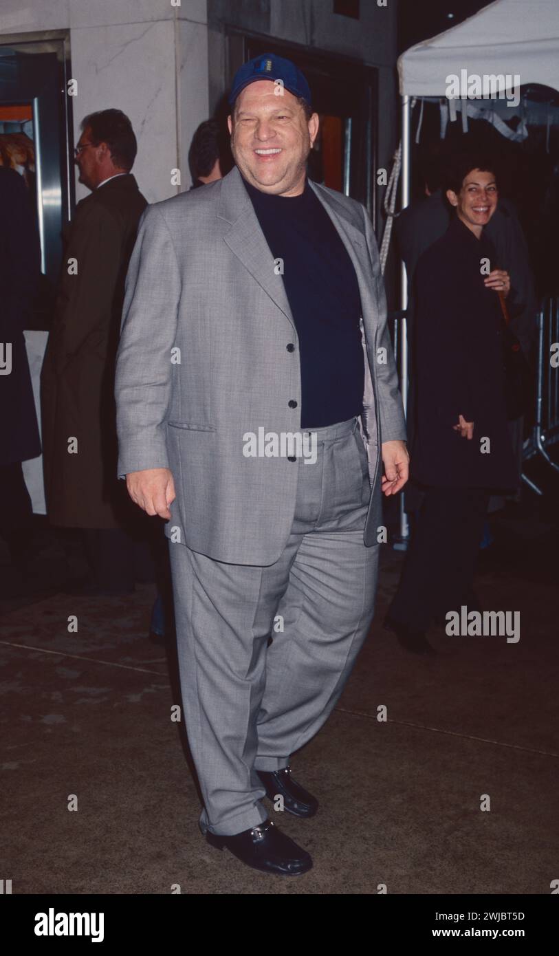Harvey Weinstein and Ghislaine Maxwell attend the premiere of "The ...