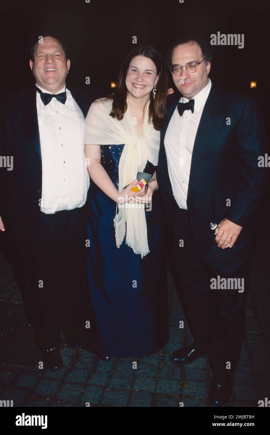 Harvey Weinstein with brother Bob Weinstein and his daughter Sarah ...
