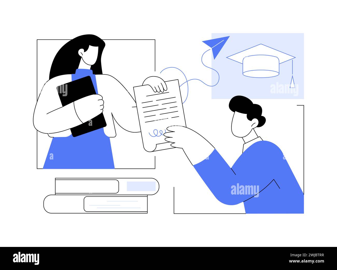 Ask recommendations isolated cartoon vector illustrations Stock Vector ...