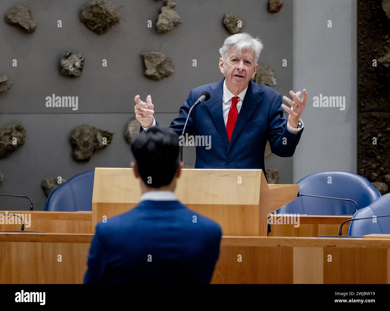 Former informant Ronald Plasterk during the debate on the final report ...