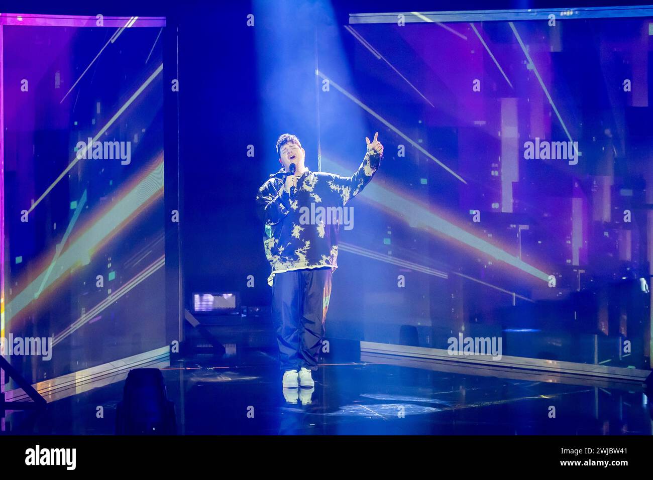 Berlin, Germany. 14th Feb, 2024. Isaak performs "Always On The Run" at ...