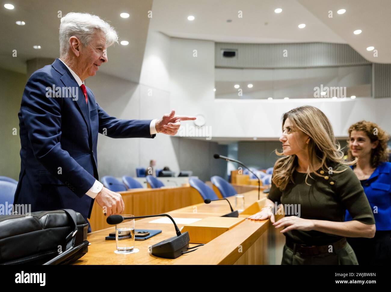 THE HAGUE - Former informant Ronald Plasterk and Dilan Yesilgoz (VVD ...