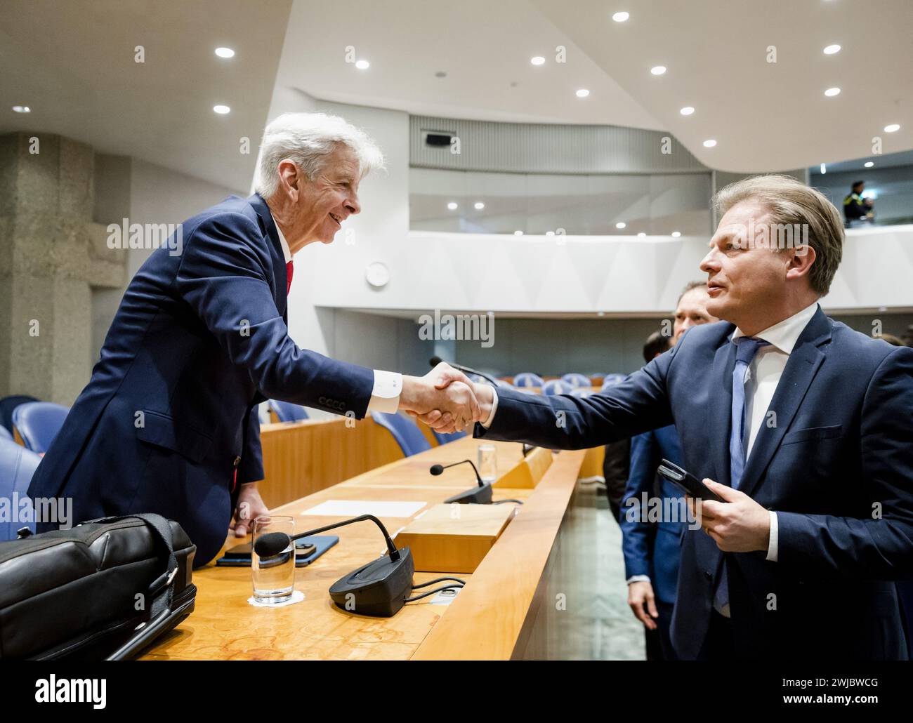 THE HAGUE - Former informant Ronald Plasterk and Pieter Omtzigt (NSC ...