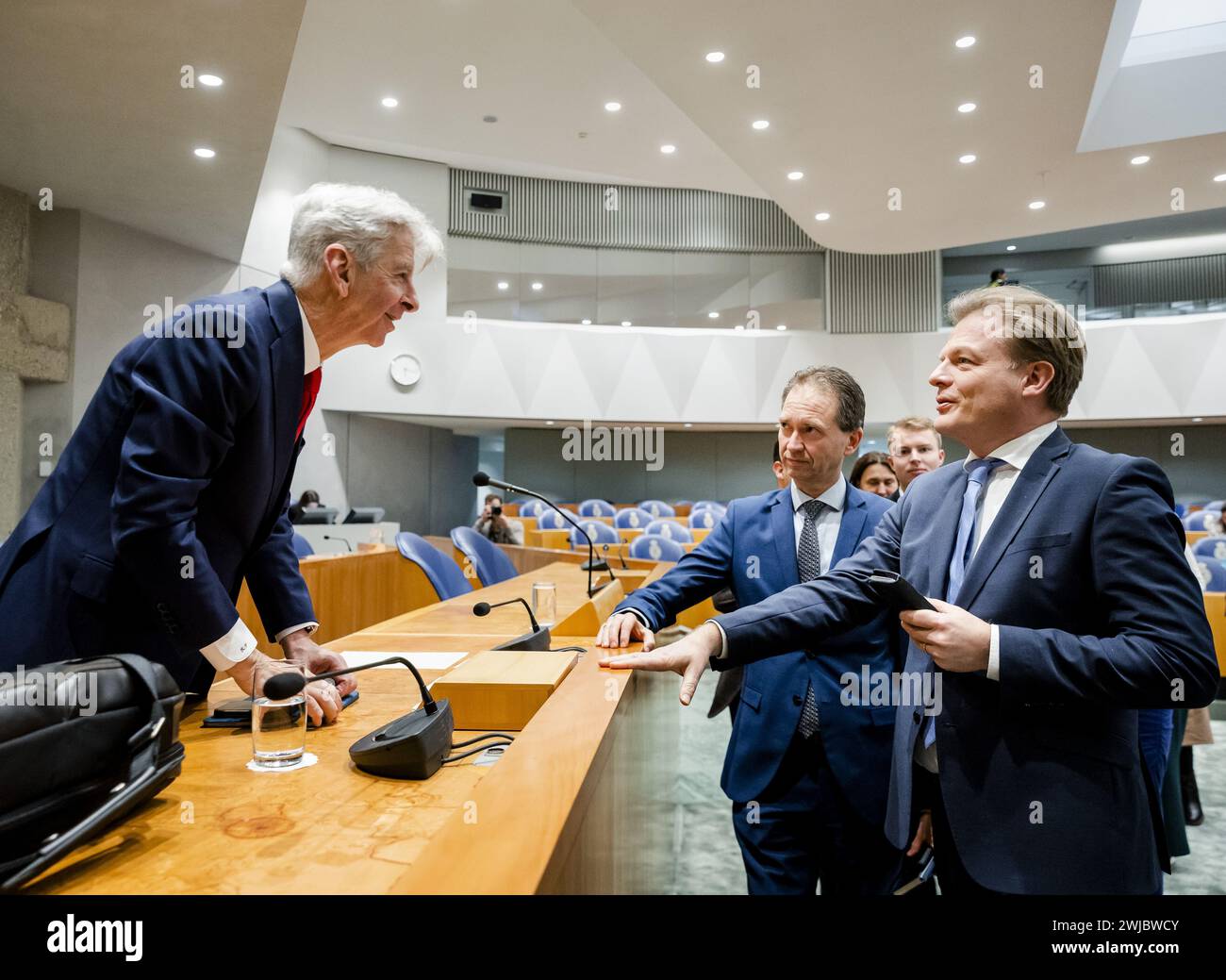 THE HAGUE - Former informant Ronald Plasterk and Pieter Omtzigt (NSC ...