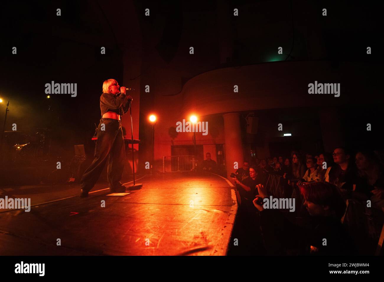 British singer and songwriter Sophie Dyson aka Sody performing live in ...