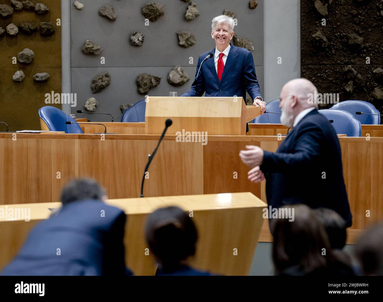 THE HAGUE - Former informant Ronald Plasterk during the debate on the ...