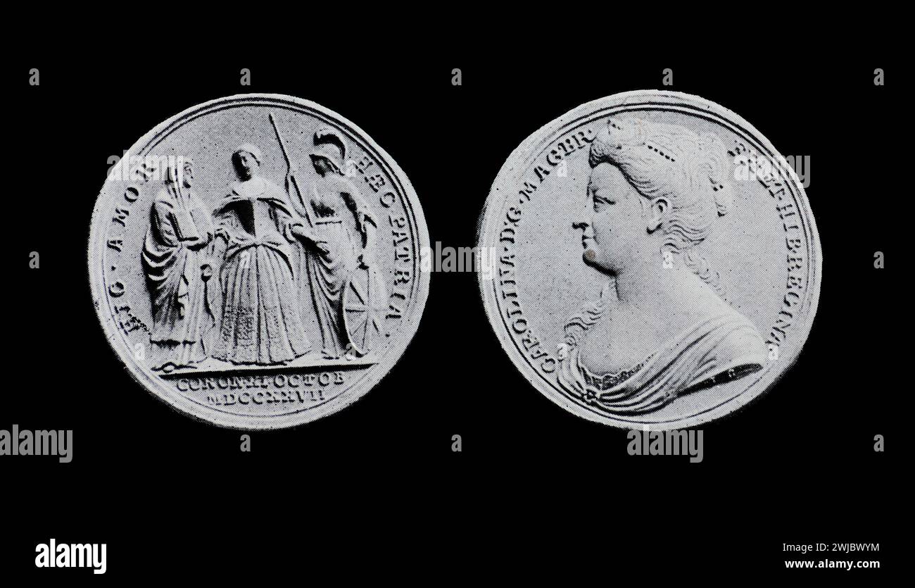 George ii caroline of ansbach 1727 hi-res stock photography and images ...