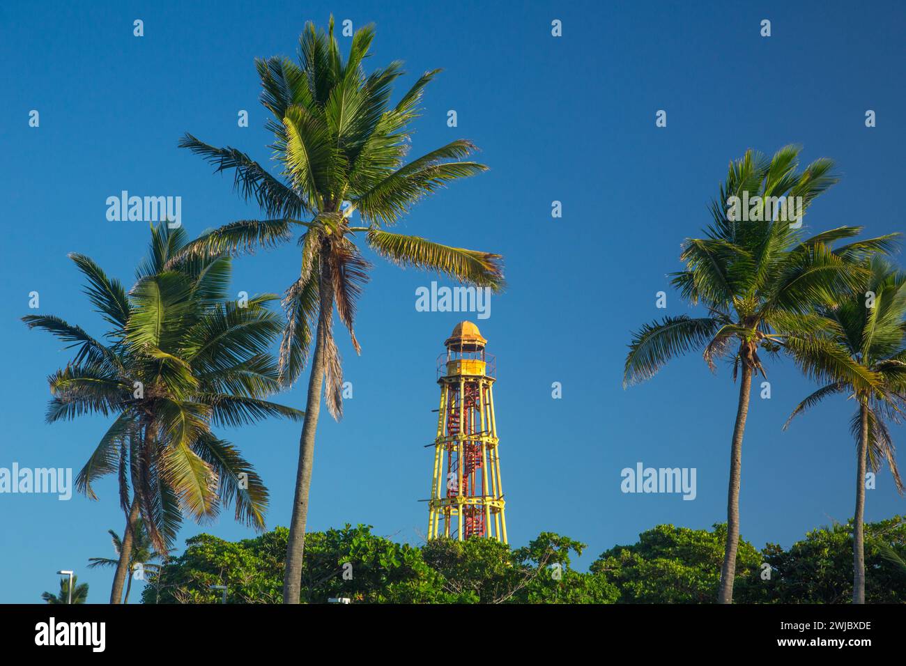 The cast-iron Puerto Plata lighthouse was erected in 1879 in what is ...