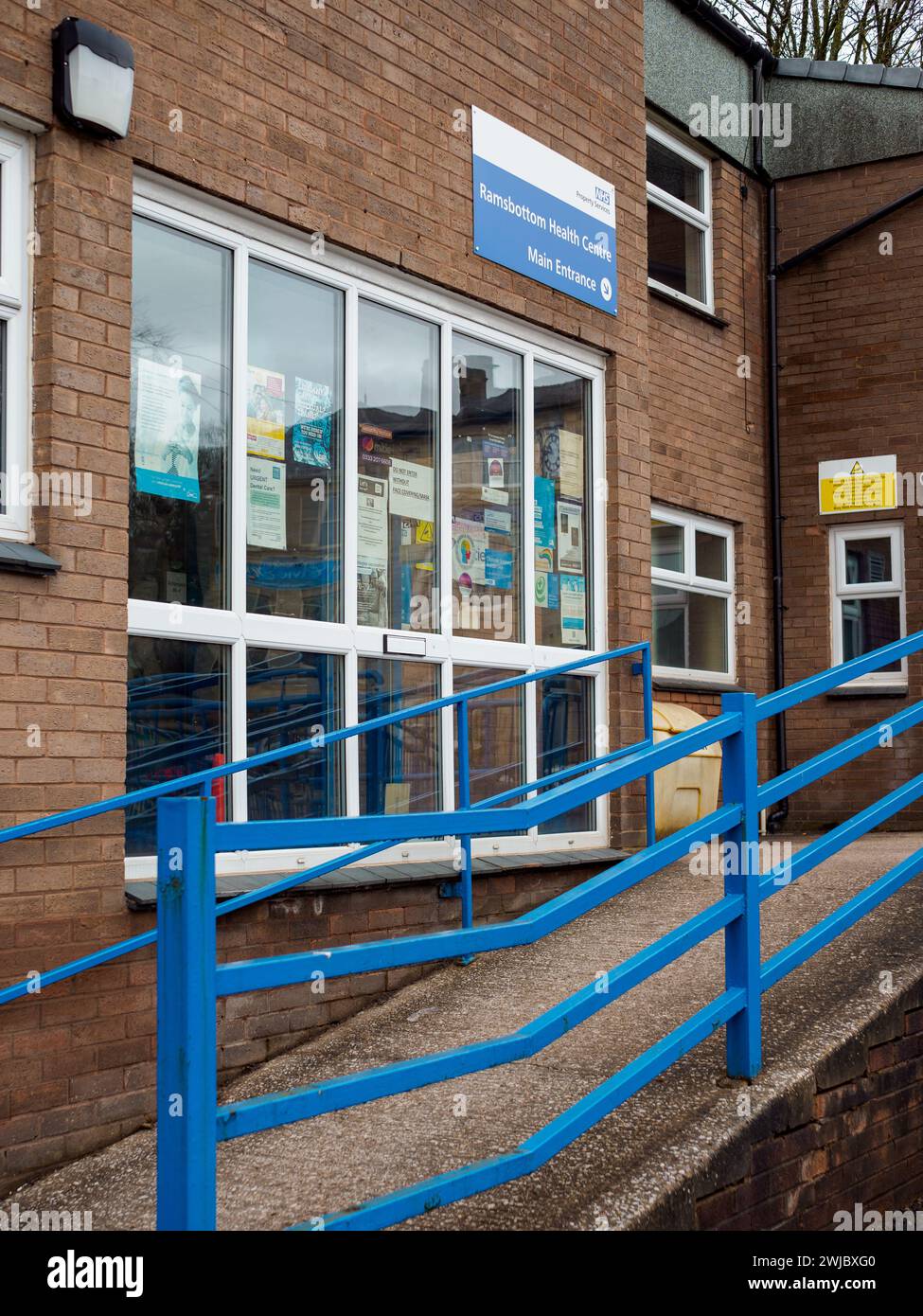 Ramsbottom Bury UK 10 February 2024. Ramsbottom NHS Health centre ...