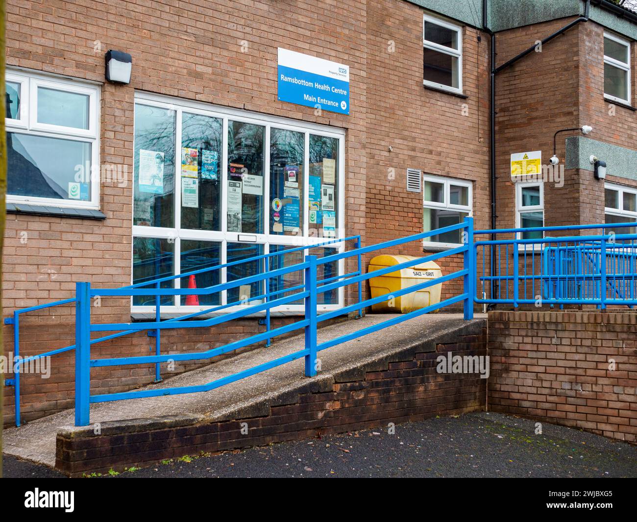 Ramsbottom Bury UK 10 February 2024. Ramsbottom NHS Health centre ...