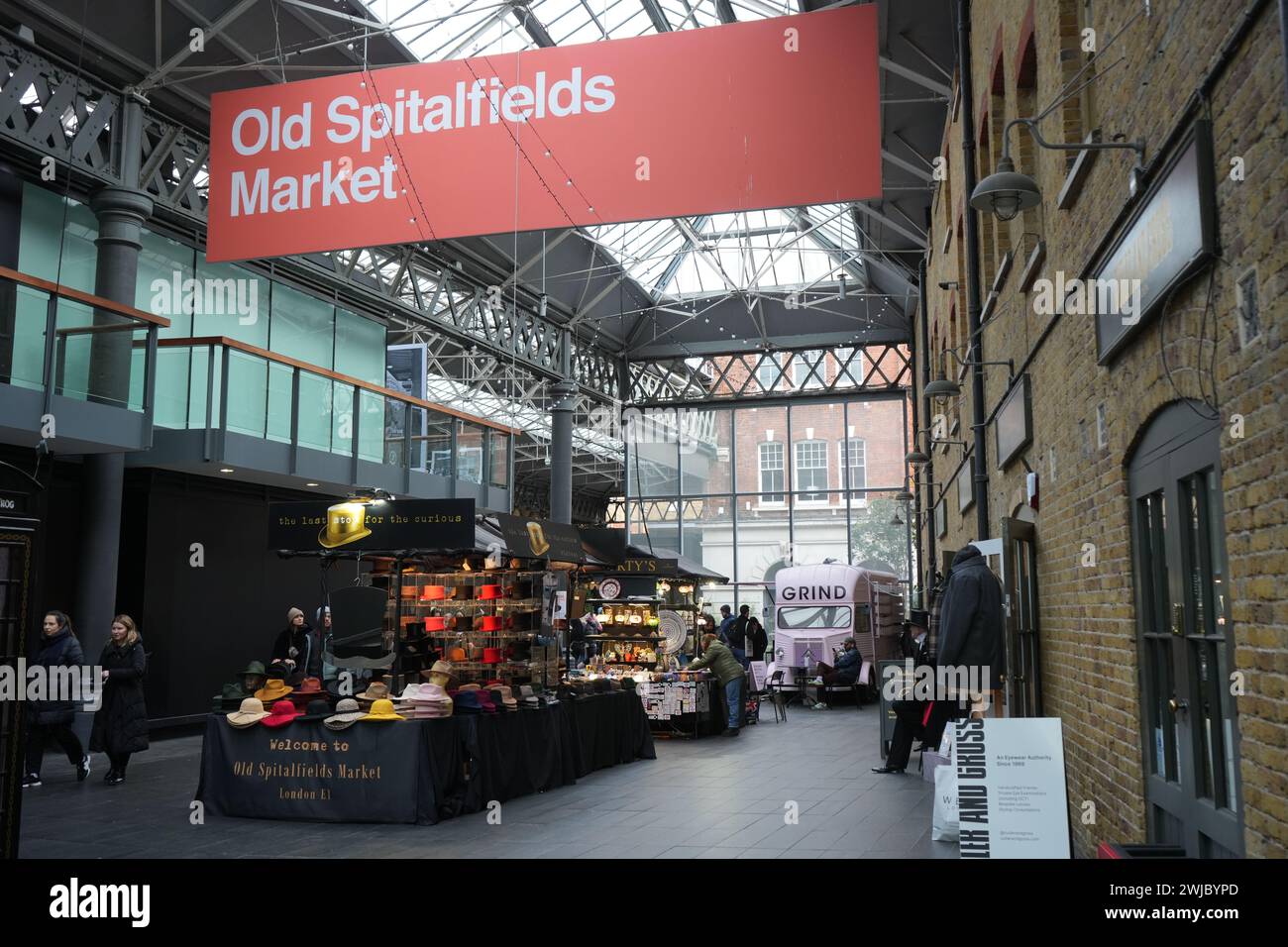 Spitalfields sign hi-res stock photography and images - Alamy