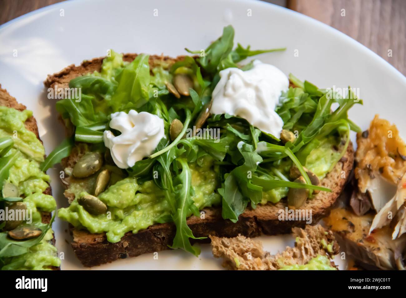 Labneh toast hi-res stock photography and images - Alamy