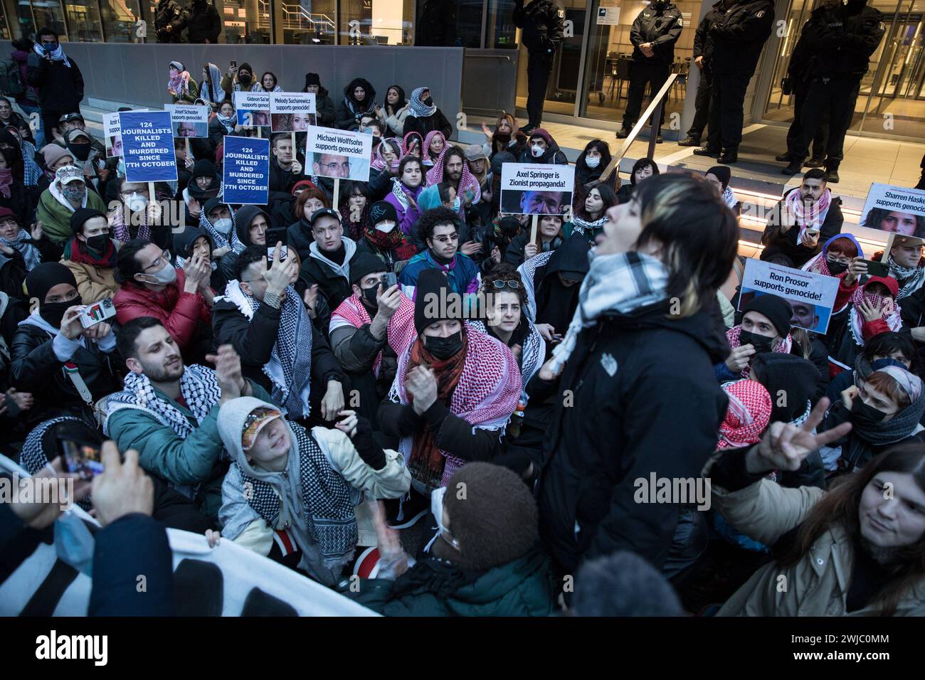 In a dramatic escalation of protest tactics, pro-Palestine ...