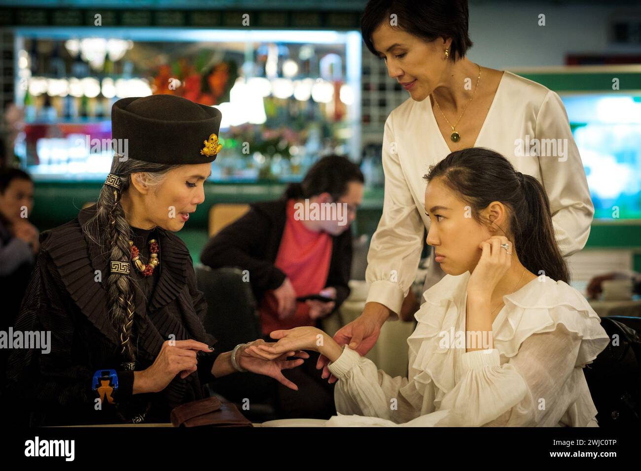 FIVE BLIND DATES, front, from left: Gabrielle Chan, Shuang Hu, Renee ...