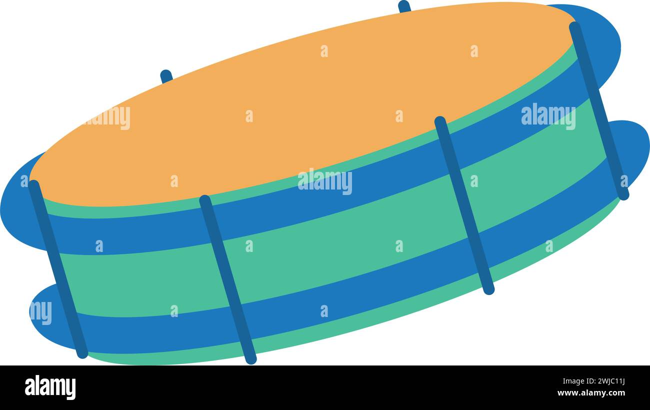 Traditional brazilian drum Percussion instrument Vector Stock Vector ...