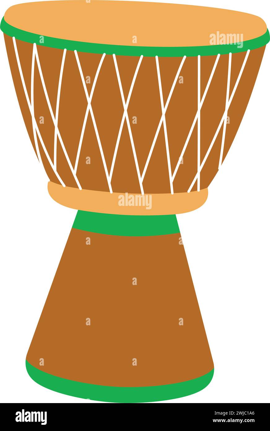 Traditional brazilian drum Percussion instrument Vector Stock Vector ...