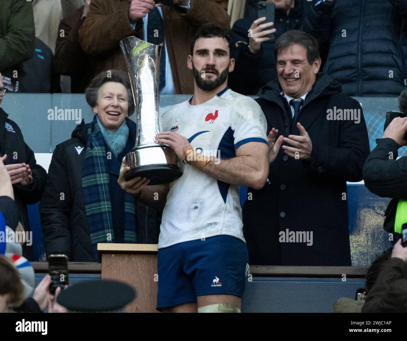 2024 6 Nations Championship - Scotland v France 10/02/2024 France ...