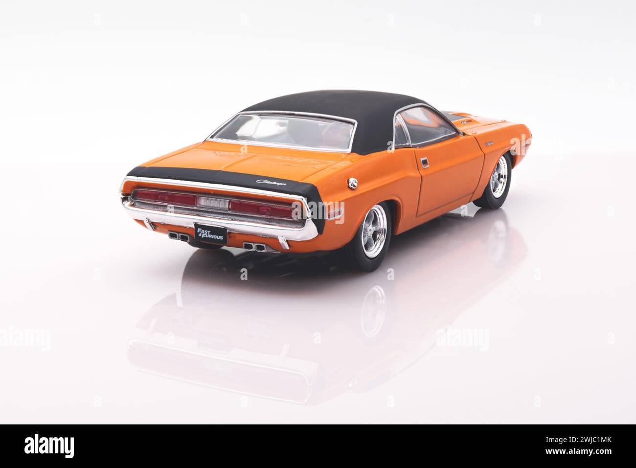 Fast&Furious Dodge Challenger R/T Stingray 1:43 model car, rear view ...