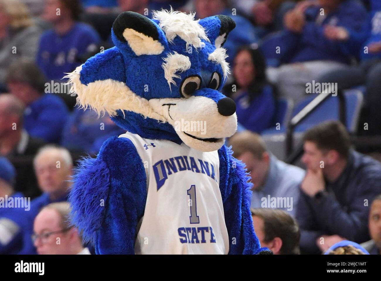 TERRE HAUTE, IN - FEBRUARY 13: Indiana State Sycamores Mascot Sycamore ...