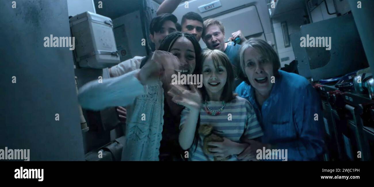 NO WAY UP, from left: Manuel Pacific, Sophie McIntosh, Jeremias Amoore ...