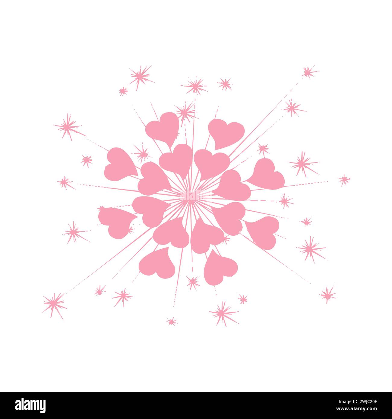 Wedding celebration effect Stock Vector Images - Alamy