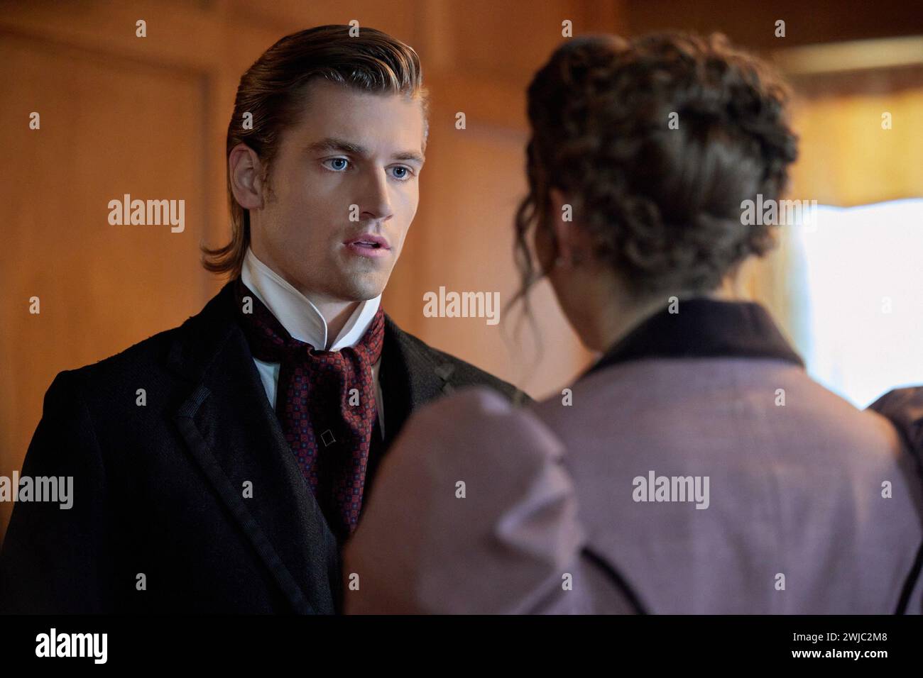 GUILDED NEWPORT: MURDER AT THE BREAKERS, from left: Danny Griffin, Ali ...