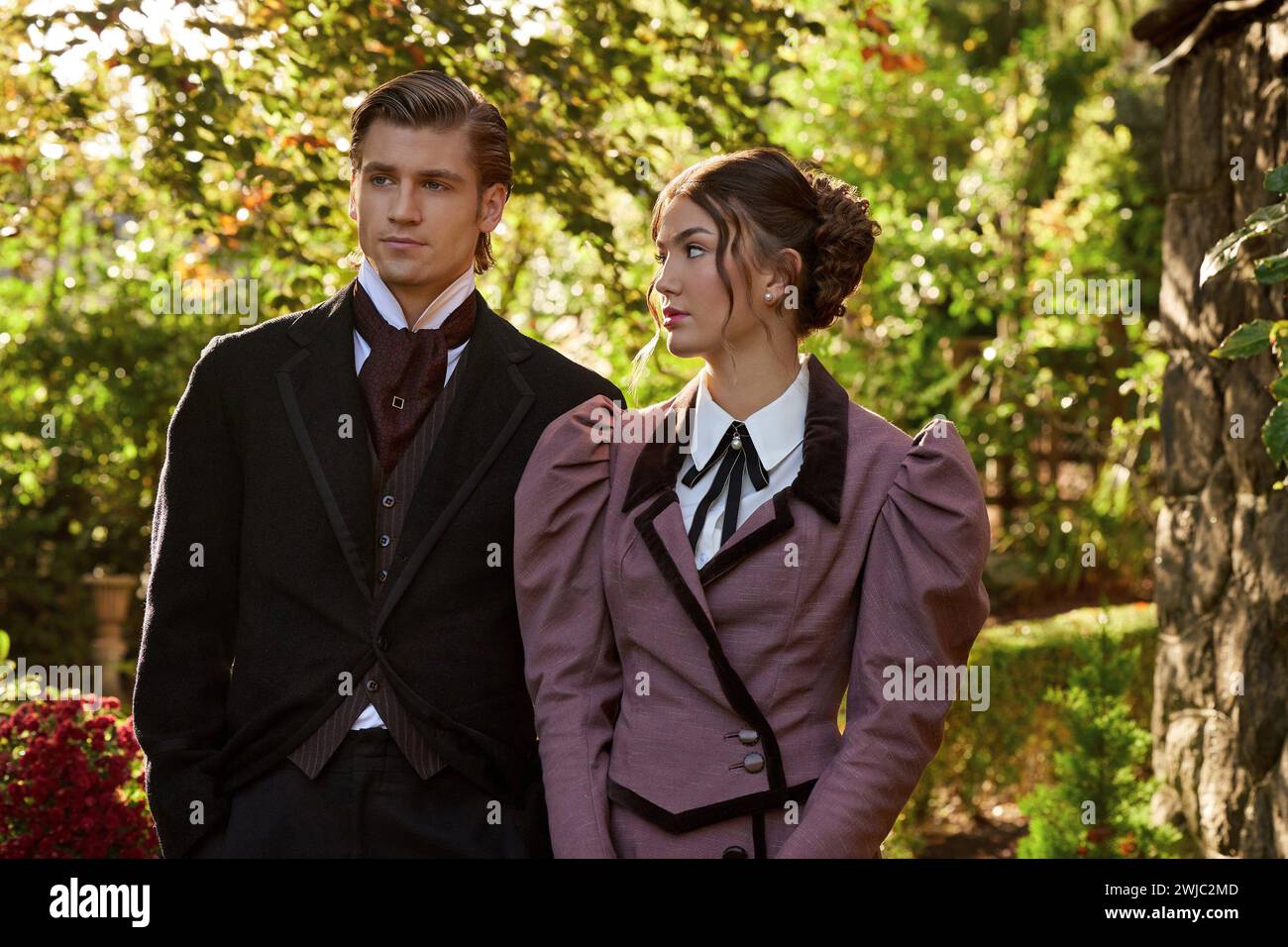 GUILDED NEWPORT: MURDER AT THE BREAKERS, from left: Danny Griffin, Ali ...