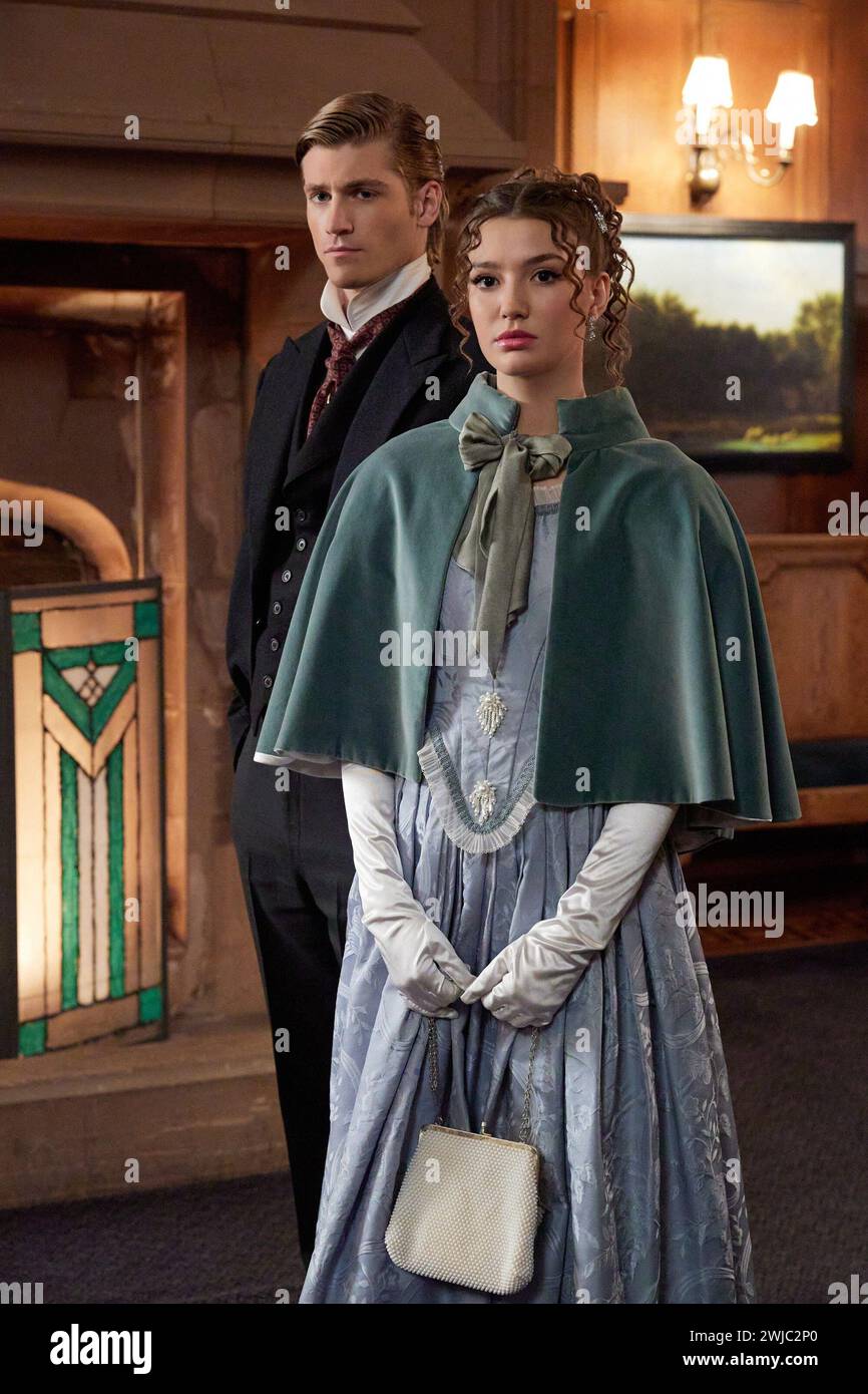 GUILDED NEWPORT: MURDER AT THE BREAKERS, from left: Danny Griffin, Ali ...