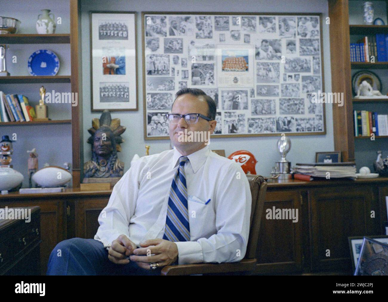 Lamar Hunt, founder of the American Football League and owner of the ...