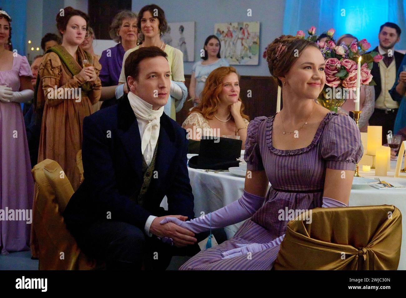 PAGING MR. DARCY, from left: Robert Notman, Lillian Doucet-Roche ...