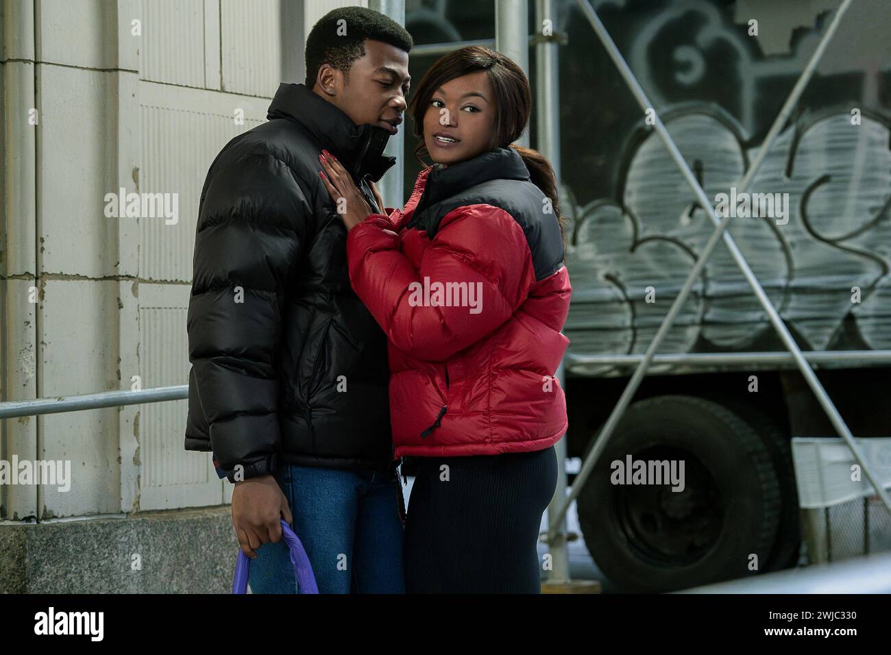 POWER BOOK III: RAISING KANAN, from left: Mekai Curtis, Aliyah Turner ...