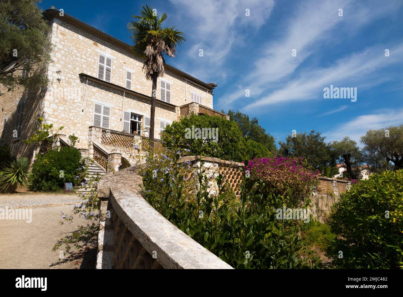 Musée Renoir, the former home of Pierre Auguste Renoir at Cagnes-Sur ...