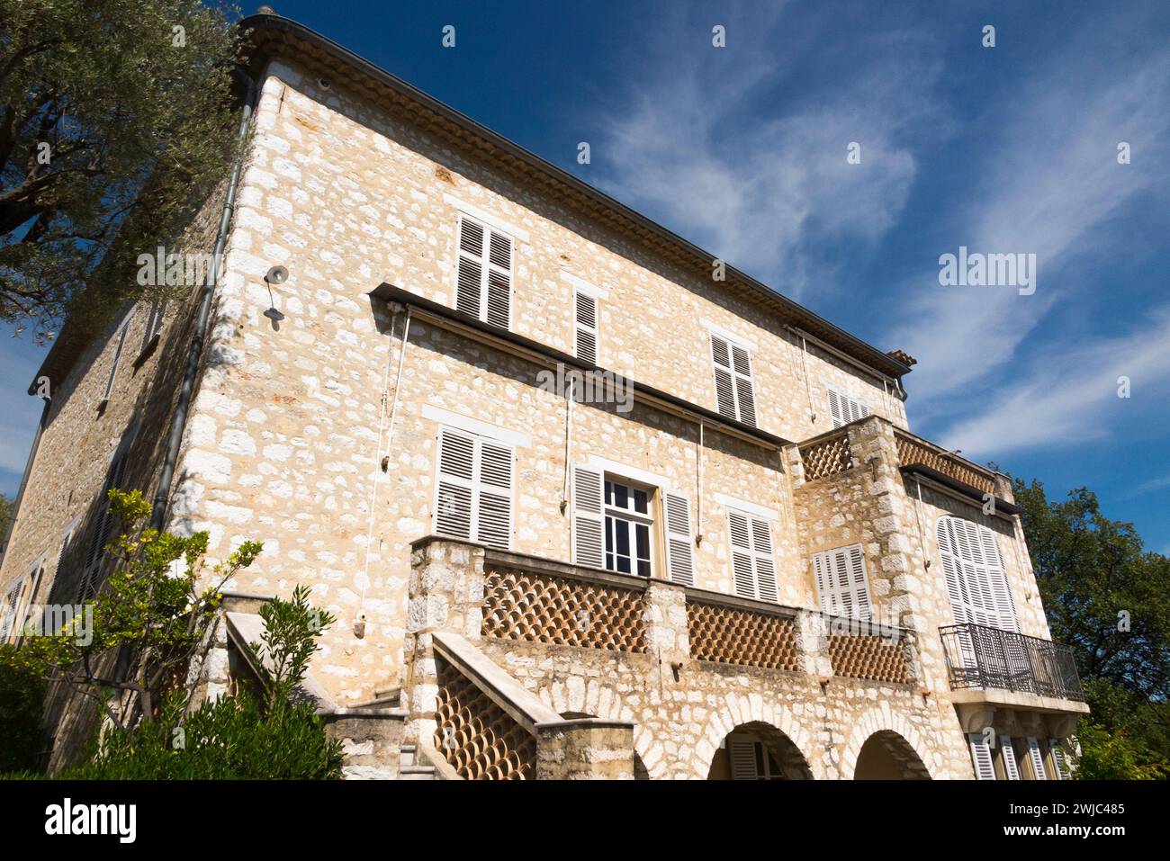 Musée Renoir, the former home of Pierre Auguste Renoir at Cagnes-Sur ...
