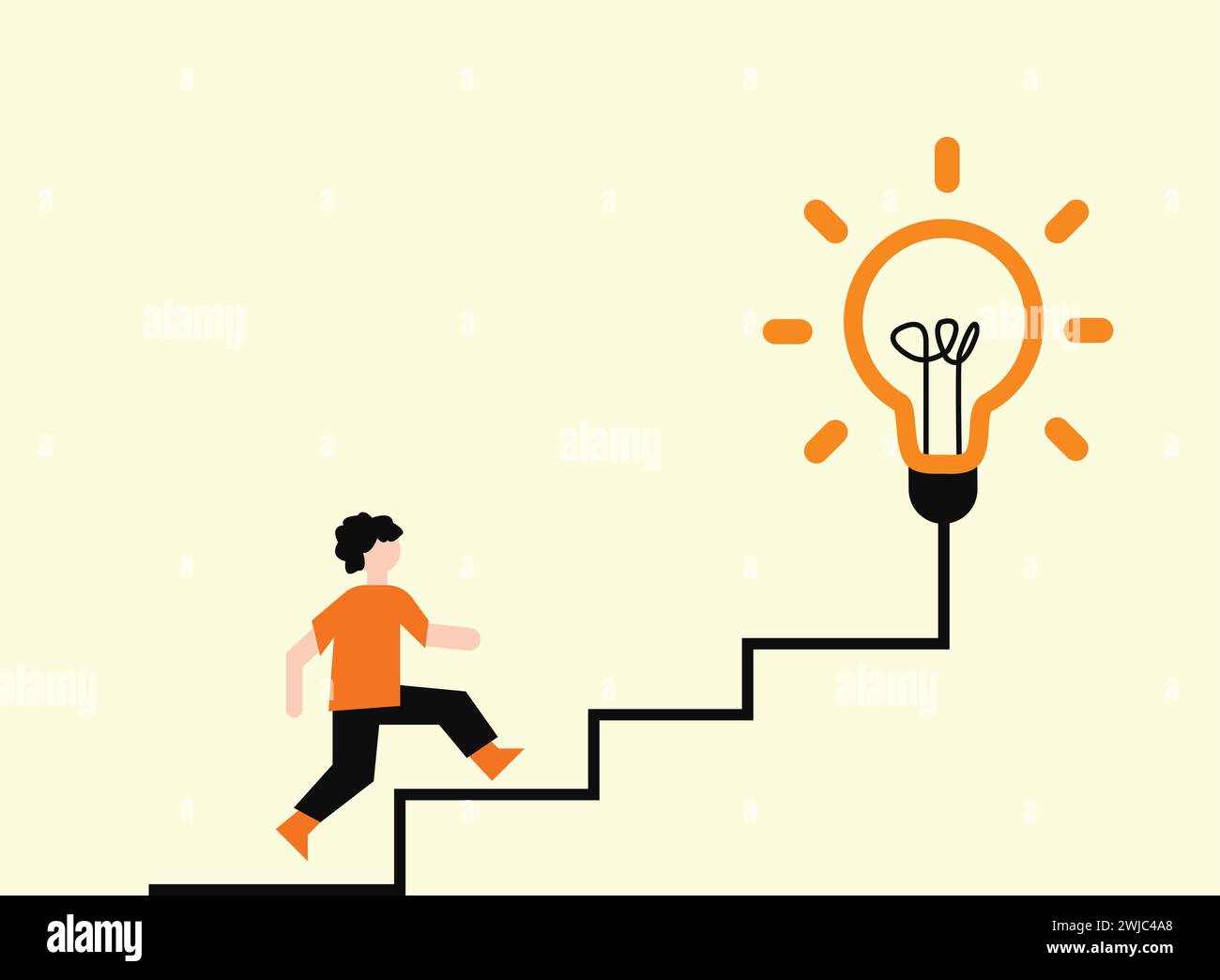 Climb to success Stock Vector Images - Alamy