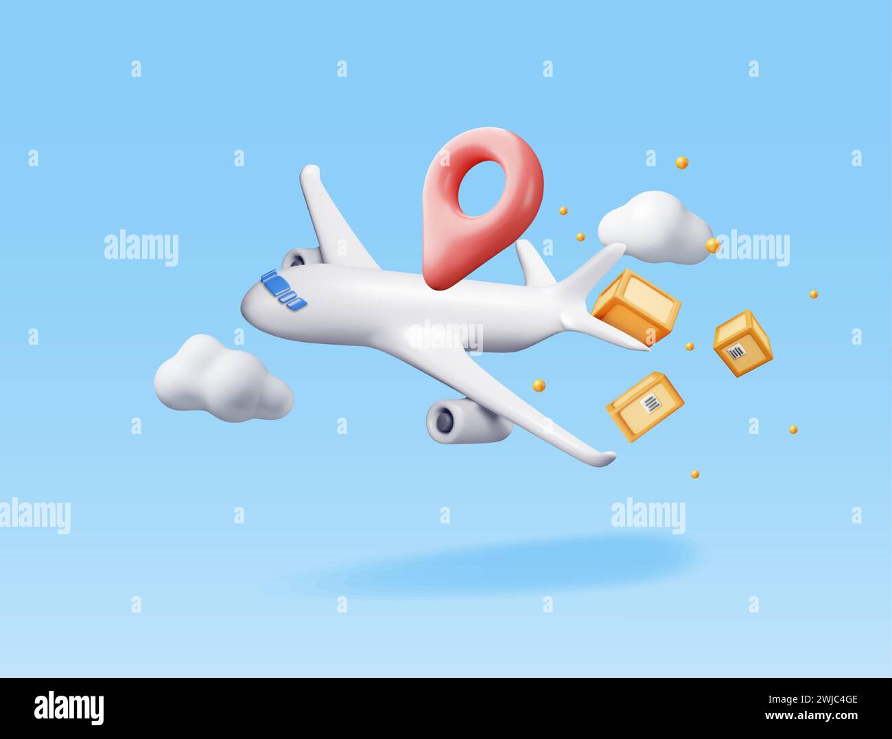 Airplane carton Stock Vector Images - Alamy